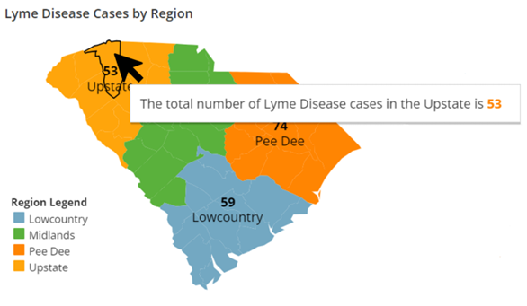 Navigating the Lyme Disease Dashboard | South Carolina Department of ...
